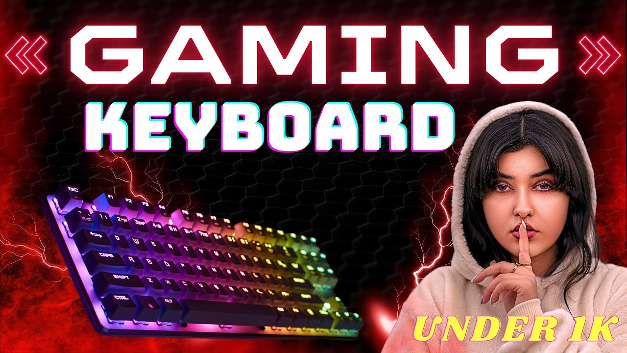 Top 5 Best Gaming Keyboards Under ₹1000 in 2025 | Zebronics & Ant ...