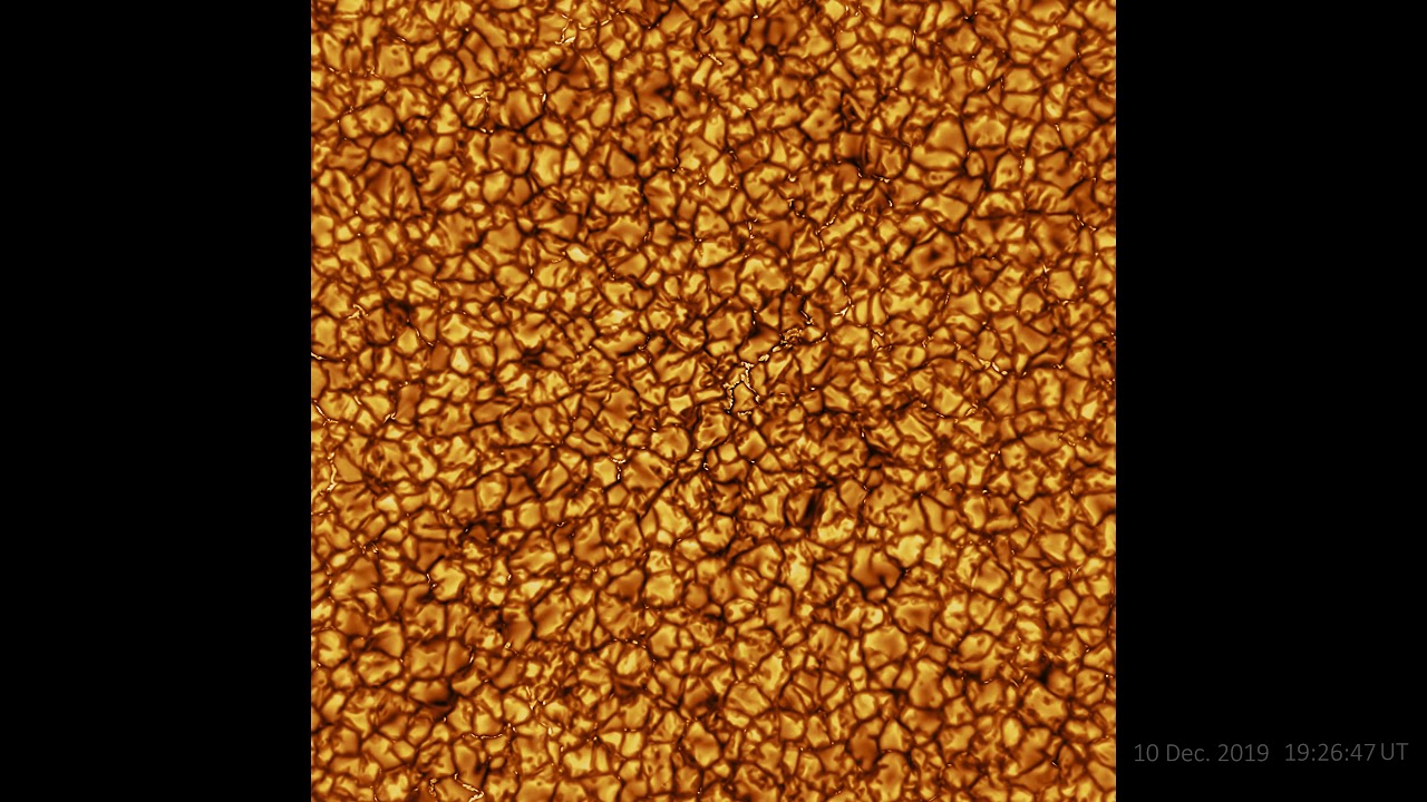 Full-field Video of 'Cell' Structures on the Sun's Surface [4K UHD ...