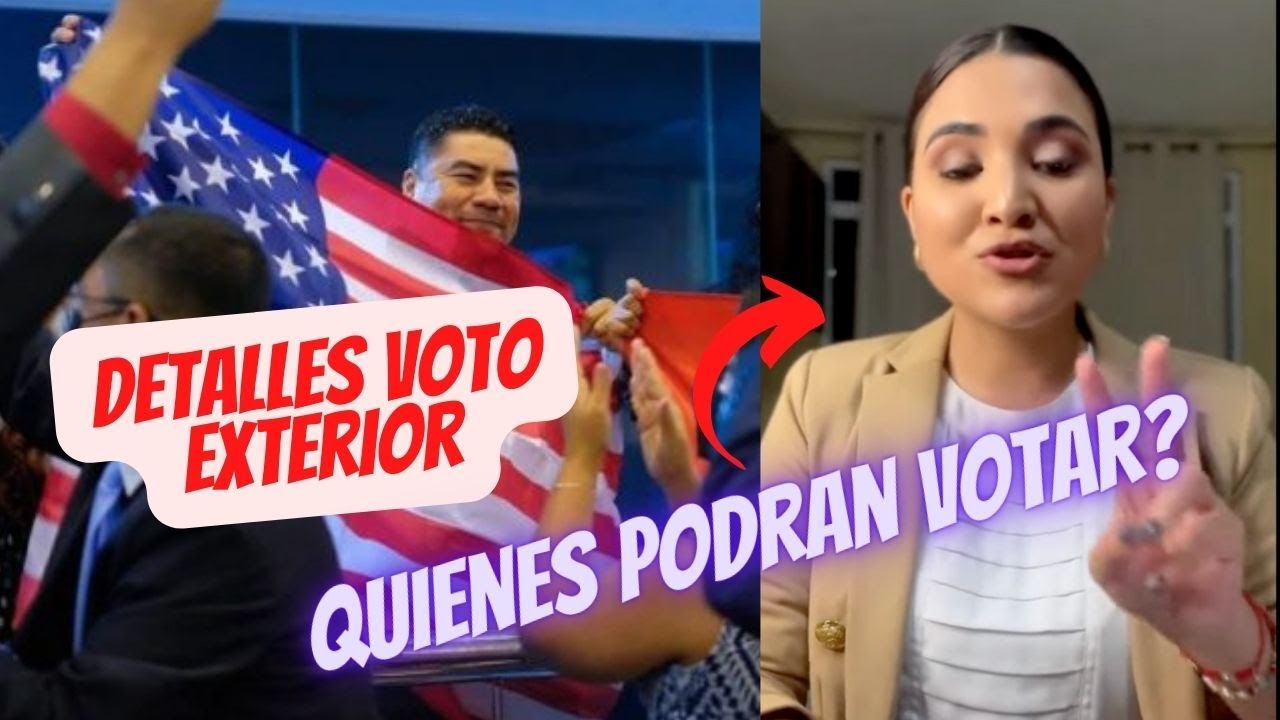 Diputada Alexia Rivas Revela como sera el voto en el Exterior para la ...