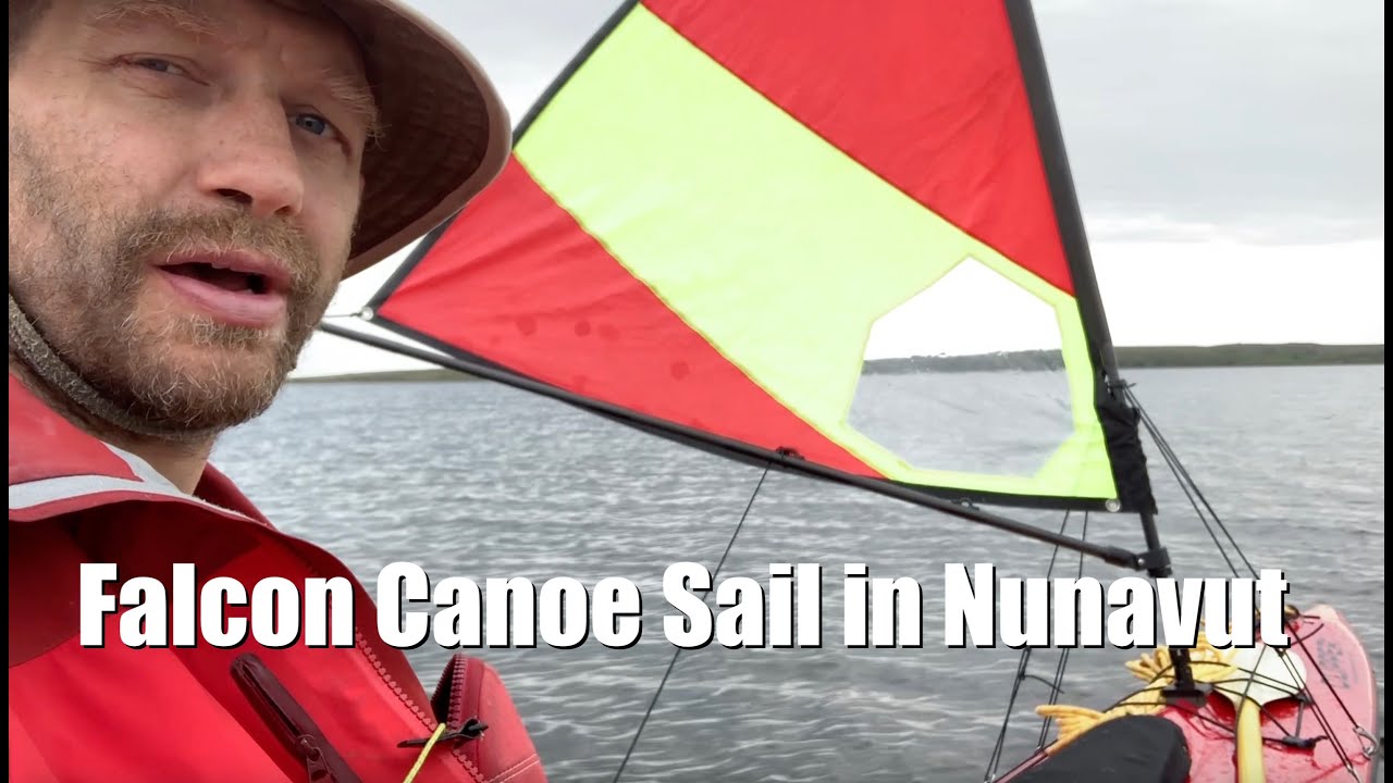 The Falcon Canoe Sail in Action in Nunavut, Canada - YouTube