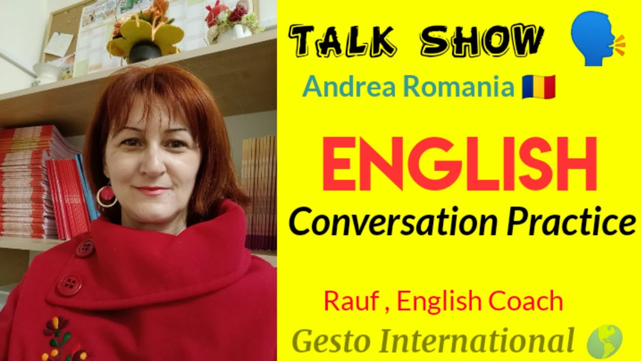 Talk Show 🗣️ Andrea Romania 🇷🇴 | Reading In Modern World | Speaking ...