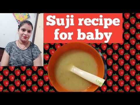 How to make banana suji porridge for 6+months baby, Suji recipe ,baby food recipes for7to12 ...