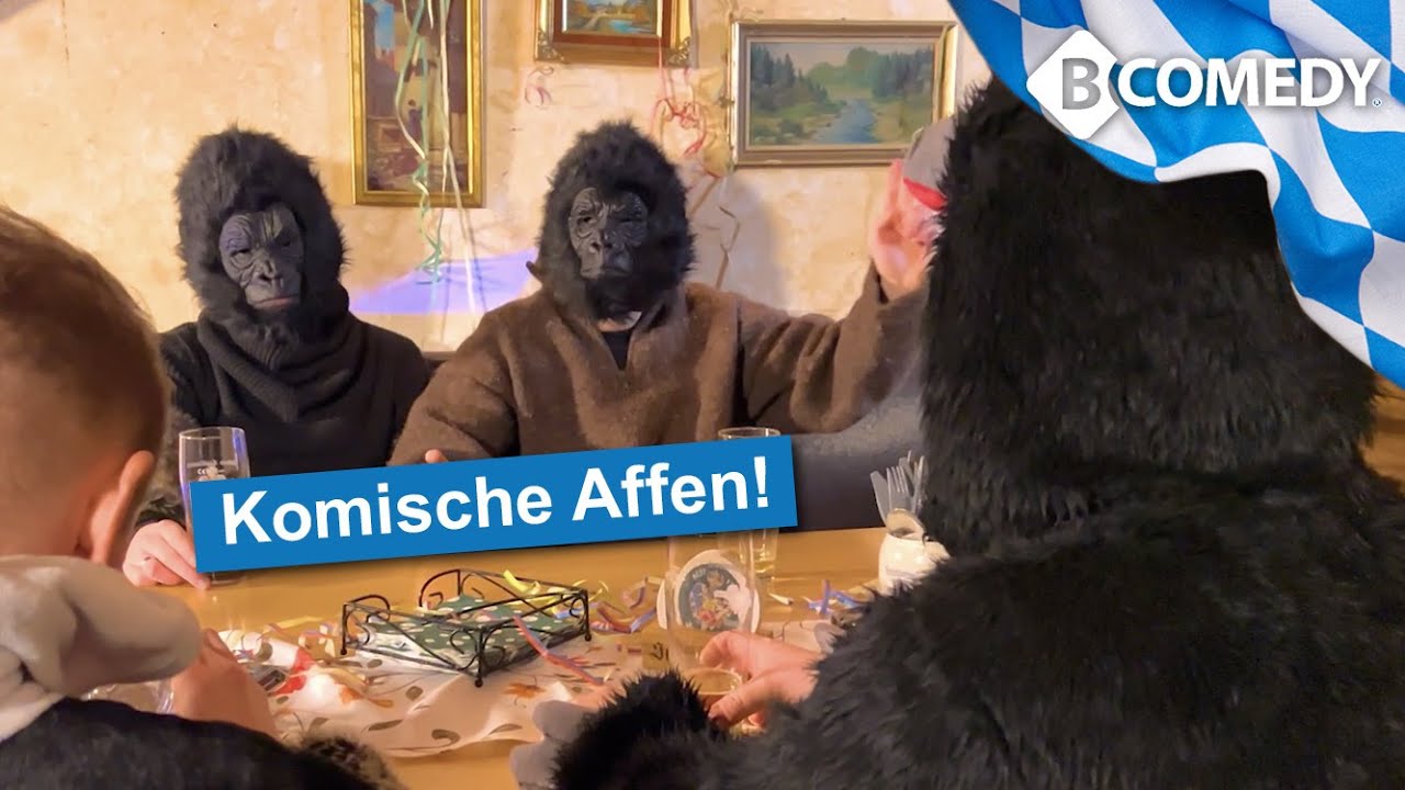 Komische oder lustige Affen? Faschingsgaudi von Bayern Comedy - YouTube