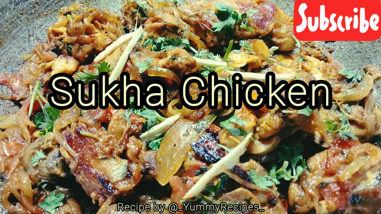 15 Minutes Me Banaye Super Delicious Sukha Chicken Masala | Sukka ...