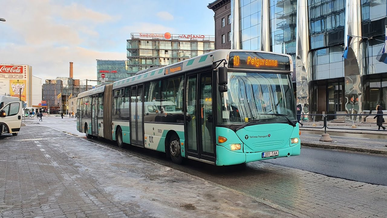 Amazing & loud ZF! Scania OmniLink TLT 1001, line 40 Viru keskus ...