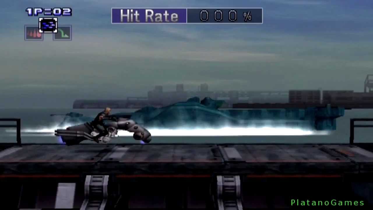 Contra: Shattered Soldier - Bike & Docks Gameplay - Single Player - PS2 ...