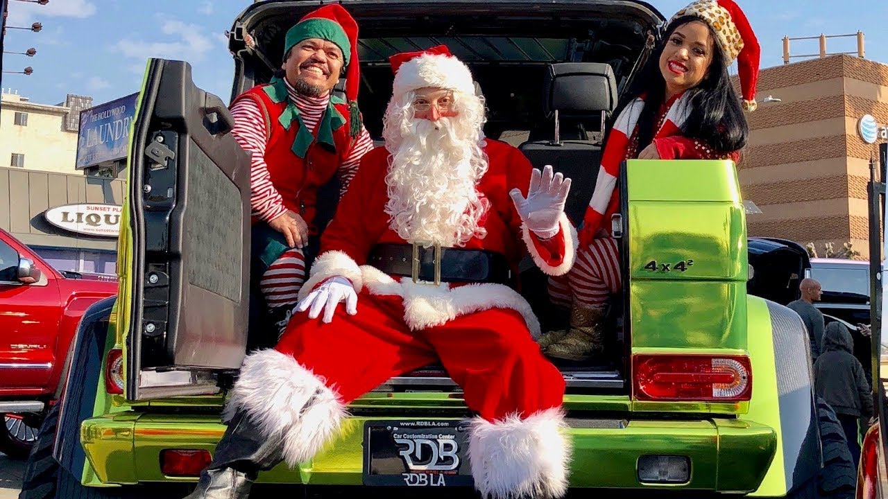 #RDBLA Christmas Toy Drive, Santa's 4x4 Sleigh and more! - YouTube