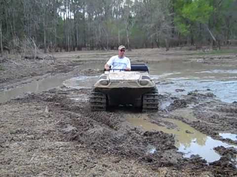 Argo 6x6 with Adair tracks in the Crazy 8 at river run atv park - YouTube