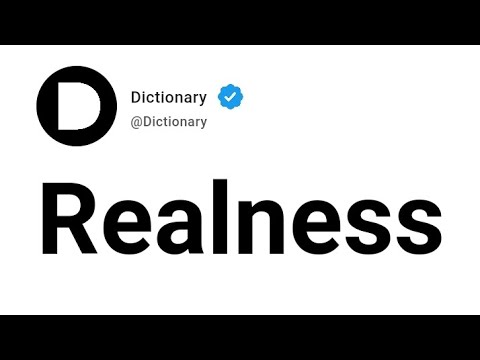 Realness Meaning In English - YouTube