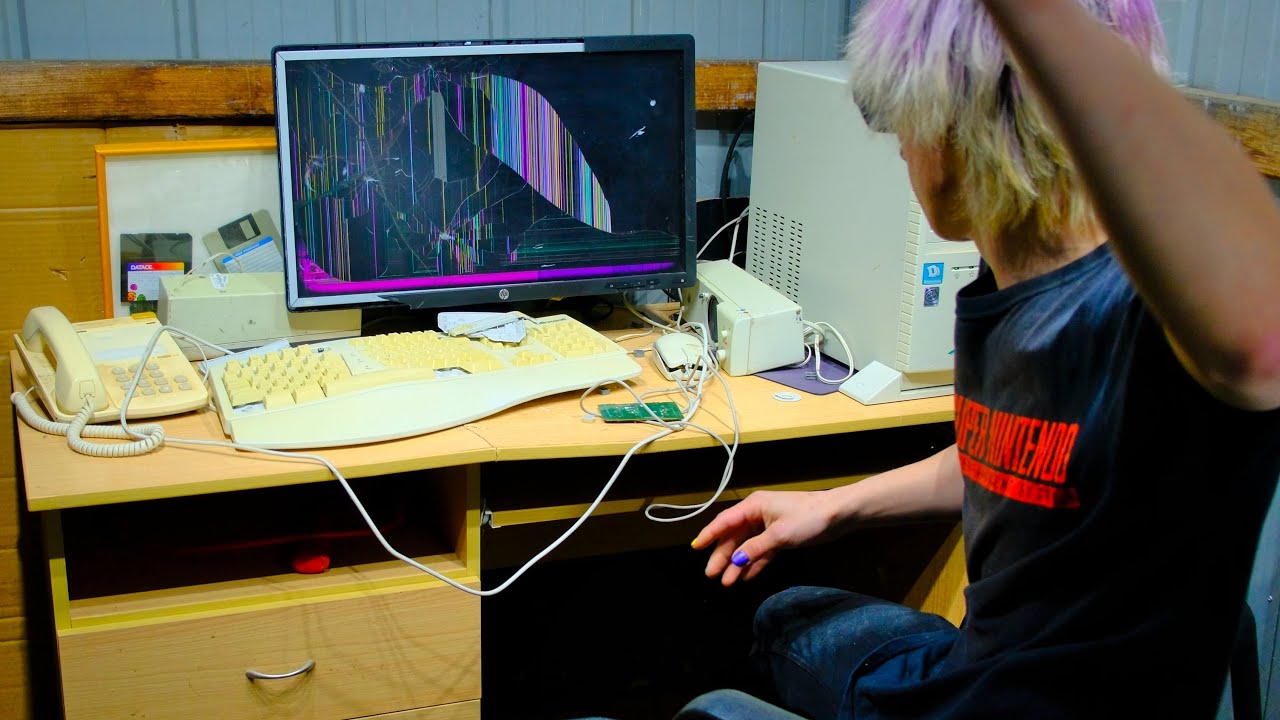 Angry Man's Total Office Annihilation - YouTube