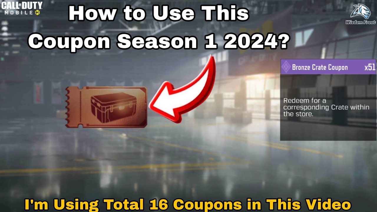 How to Use Bronze Crate Coupon Season 1 2024 Cod Mobile - YouTube
