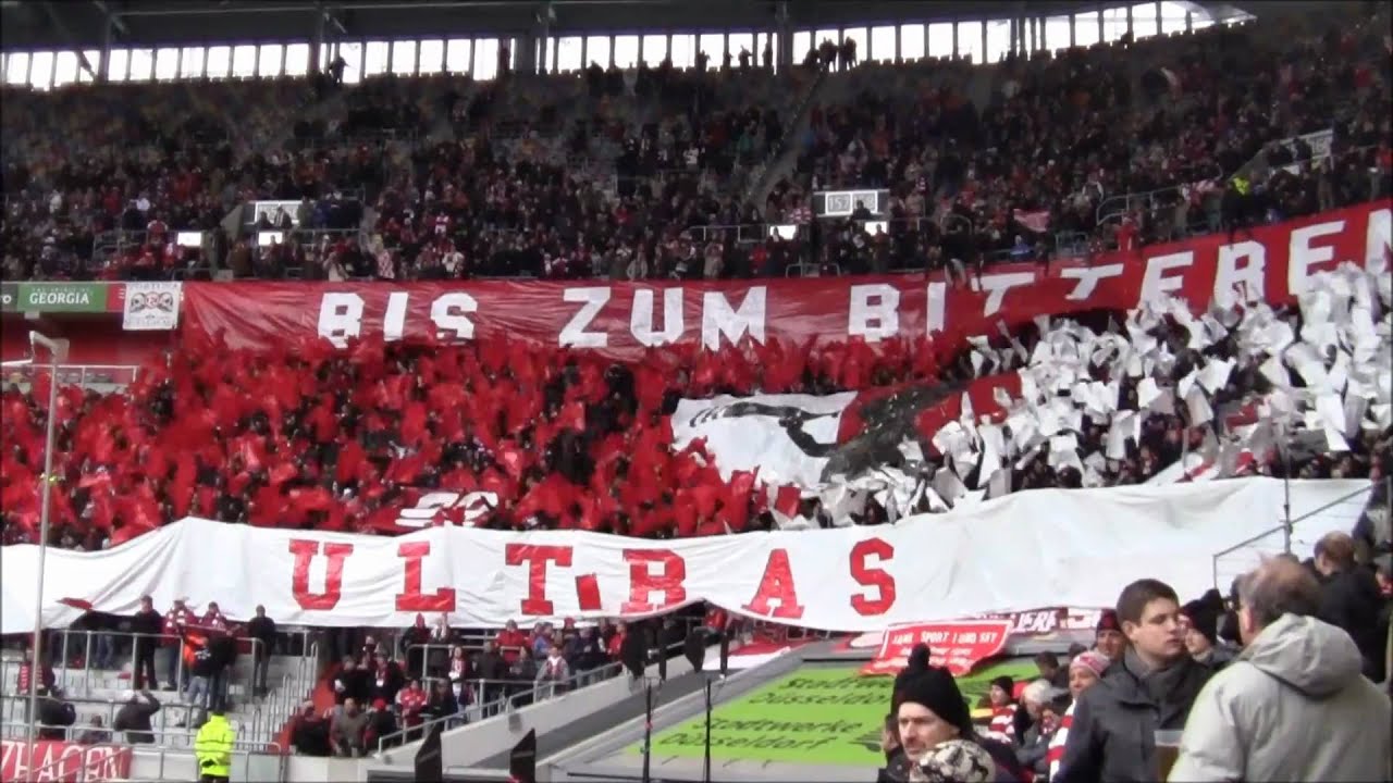 Choreo Ultras Düsseldorf (Fortuna Düsseldorf vs. Greuther Fürth; 18.12. ...
