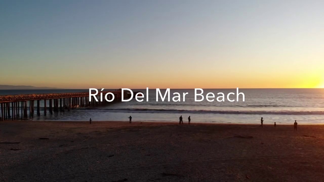 Rio Del Mar beach, California - YouTube