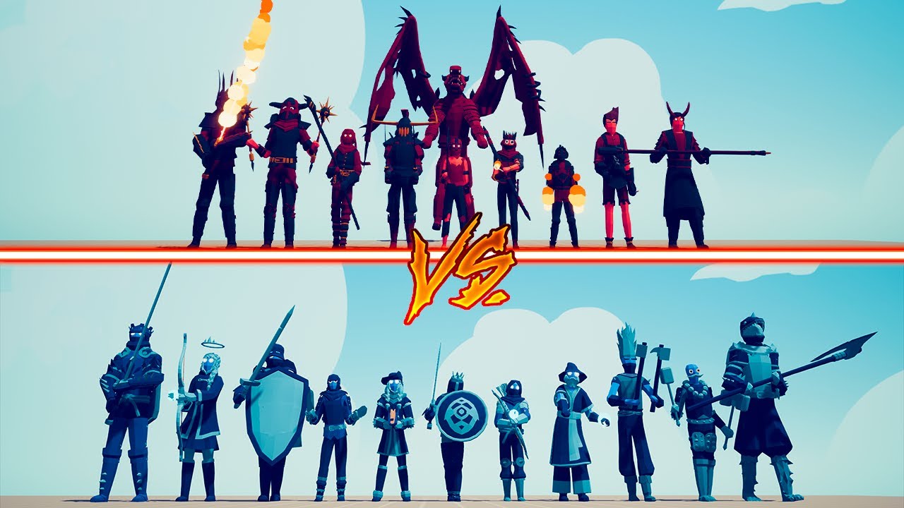 FIRE TEAM vs ICE TEAM - Totally Accurate Battle Simulator | TABS - YouTube