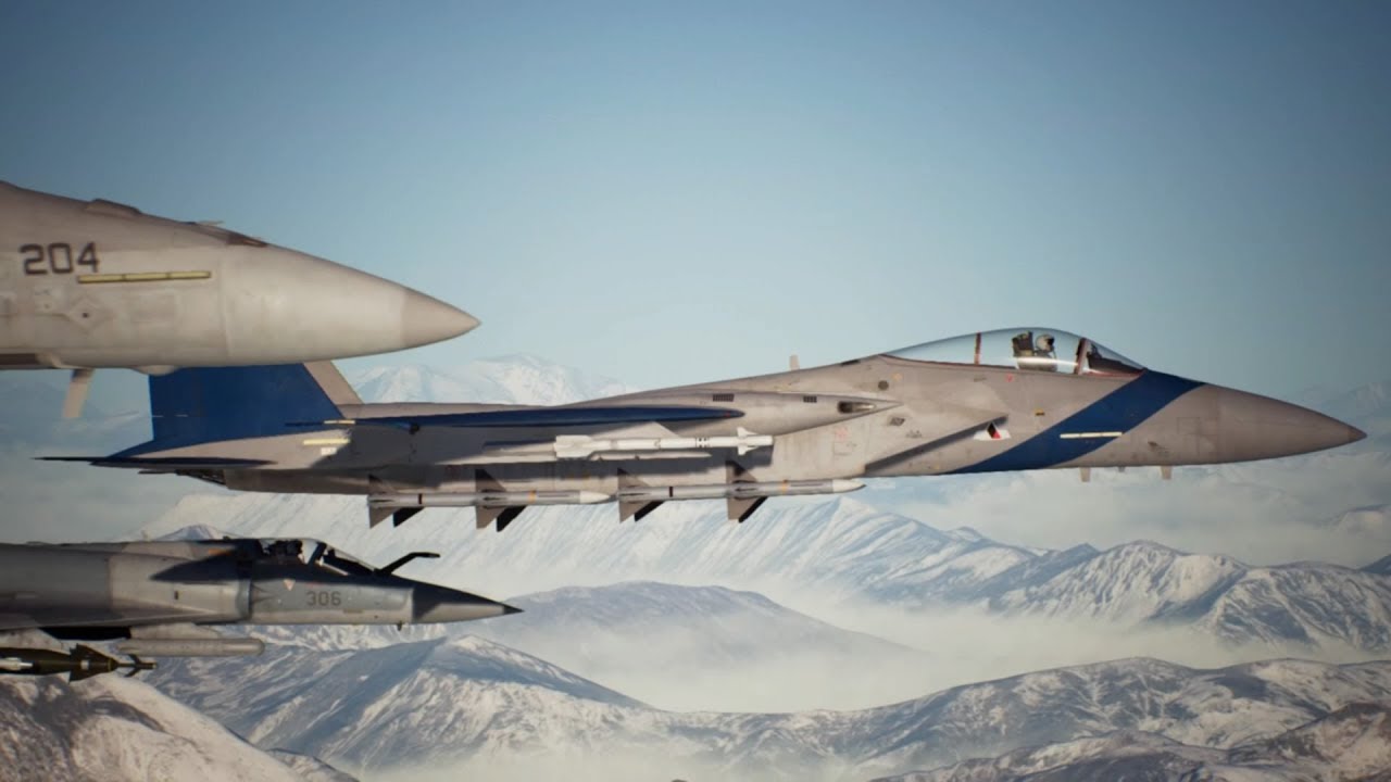 ACE COMBAT™ 7: SKIES UNKNOWN Mission 9 Cipher F-15J - YouTube