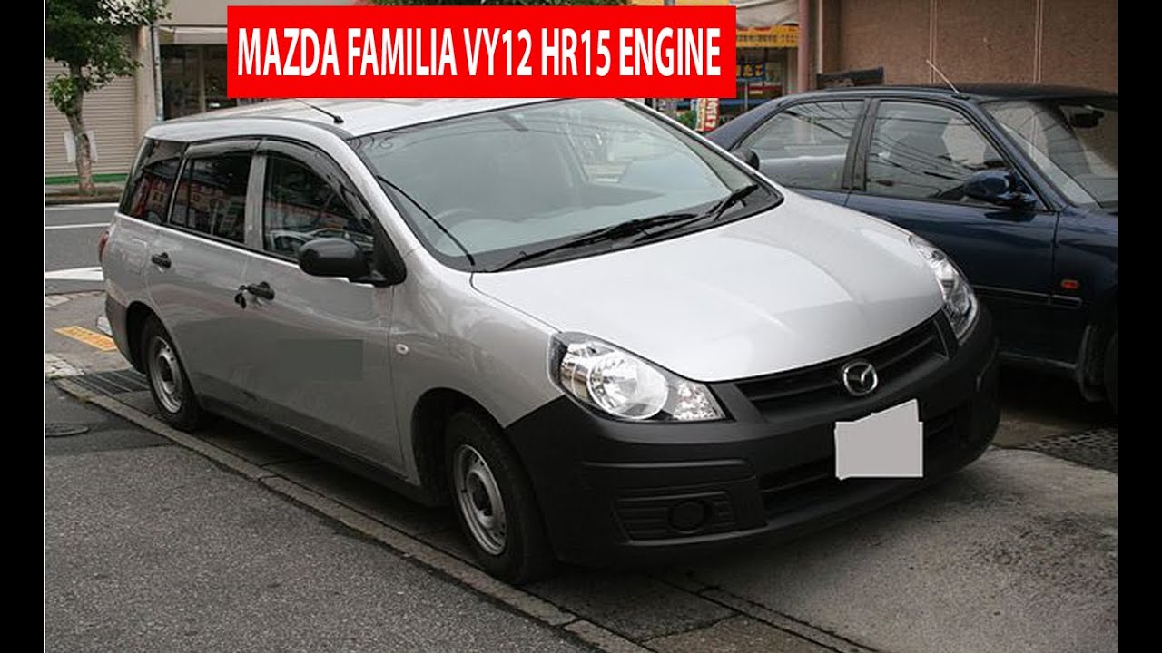 2010 MAZDA FAMILIA VY12 HR15 ENGINE, THE LOCATIONS OF THE CHASSIS ...