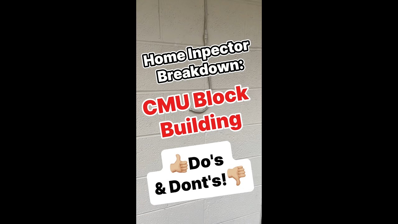 How to properly Vent CMU - YouTube