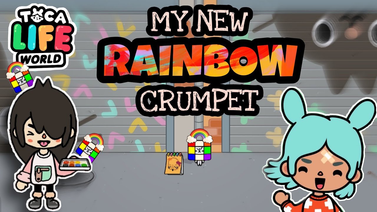MY NEW RAINBOW CRUMPET 🌈 IN TOCA BOCA | TOCA LIFE WORLD - YouTube