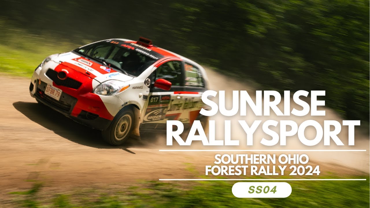 Southern Ohio Forest Rally 2024 - SS04 - Sunrise RallySport - YouTube