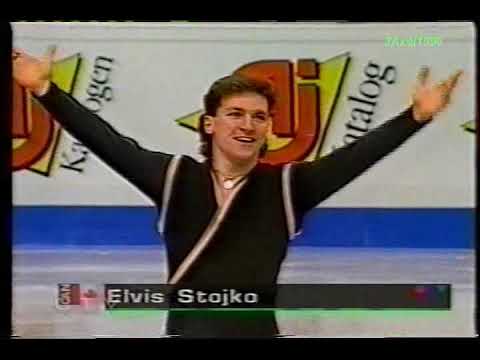 Elvis Stojko (CAN) - 1999 World Figure Skating Championships, Men's Short Program (Canada, CTV)