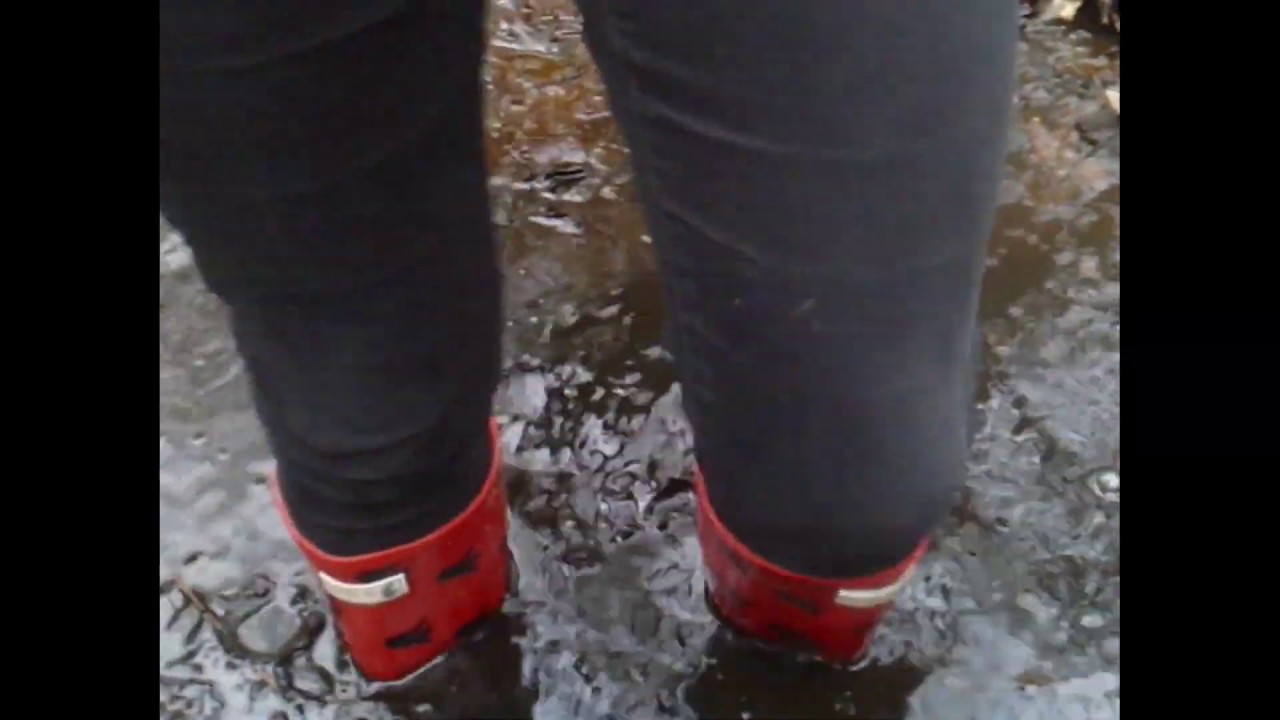 TEASER FLOODING MY WEDGE WELLIES - YouTube