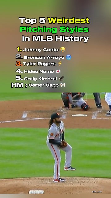 Top 5 Weirdest Pitching Styles in MLB History 😂 #mlb #baseball #ranking ...