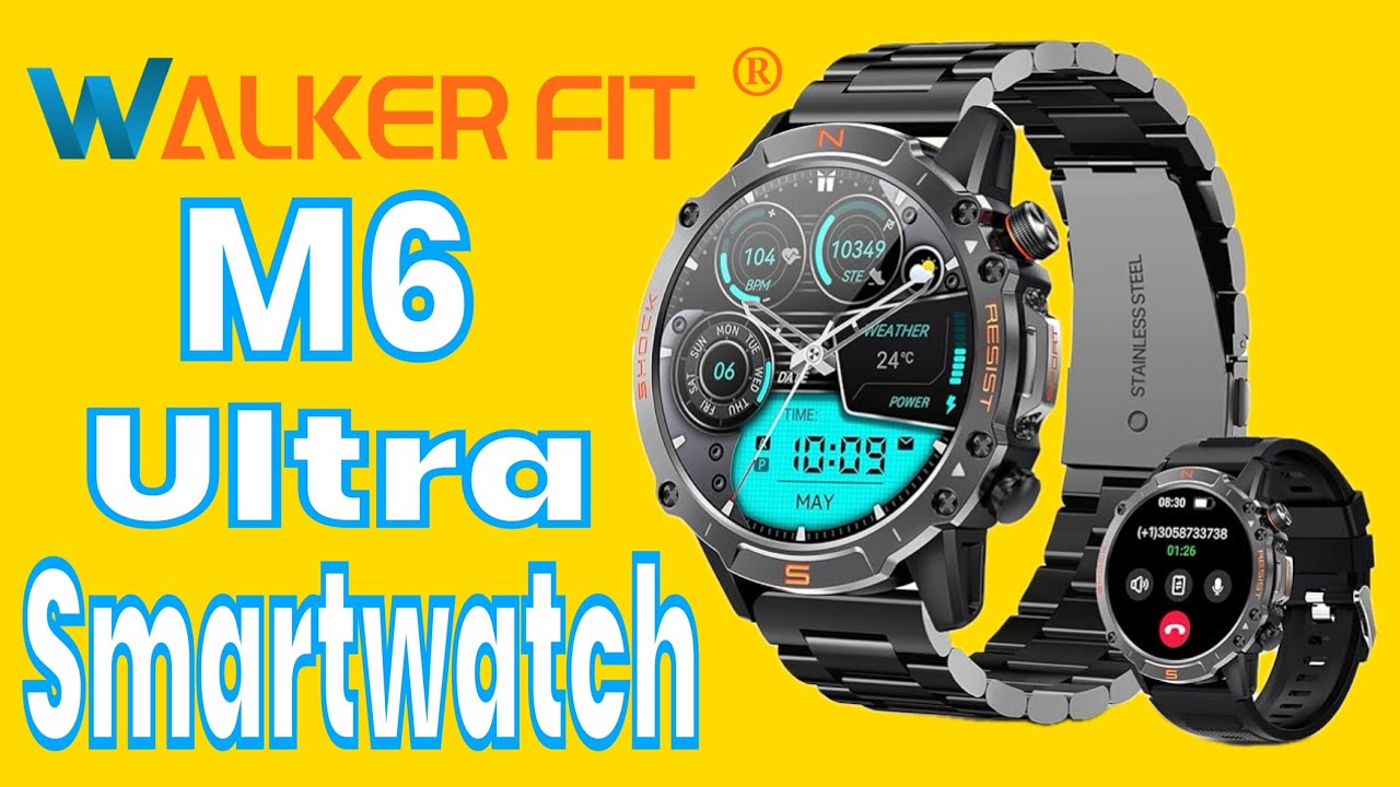 WALKERFIT M6 Ultra Smartwatch Will Change Your Fitness Routine Forever - YouTube