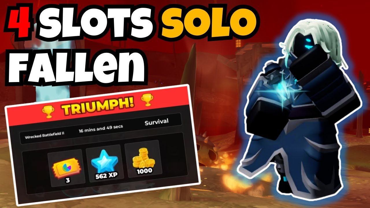 SOLO FALLEN WITH 4 TOWERS ONLY... I Wrecked Battlefield 2 Version I ...