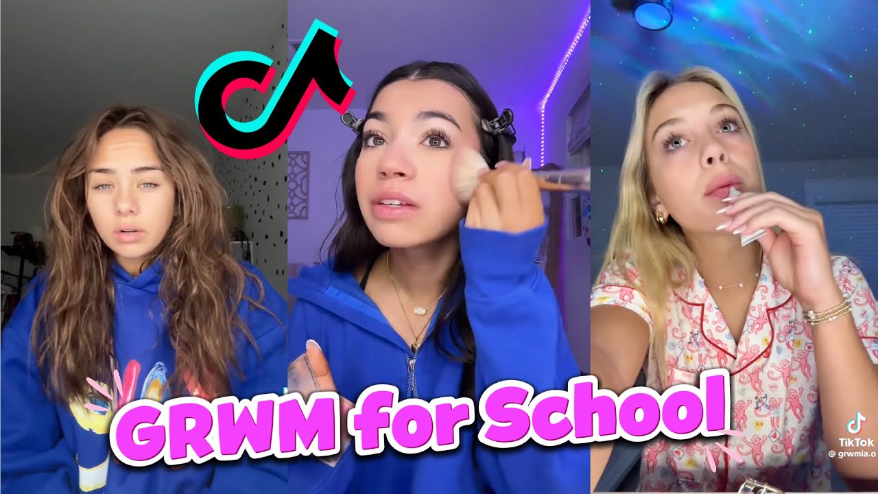 GRWM for school #14 | get ready with me for school TikTok compilation ...