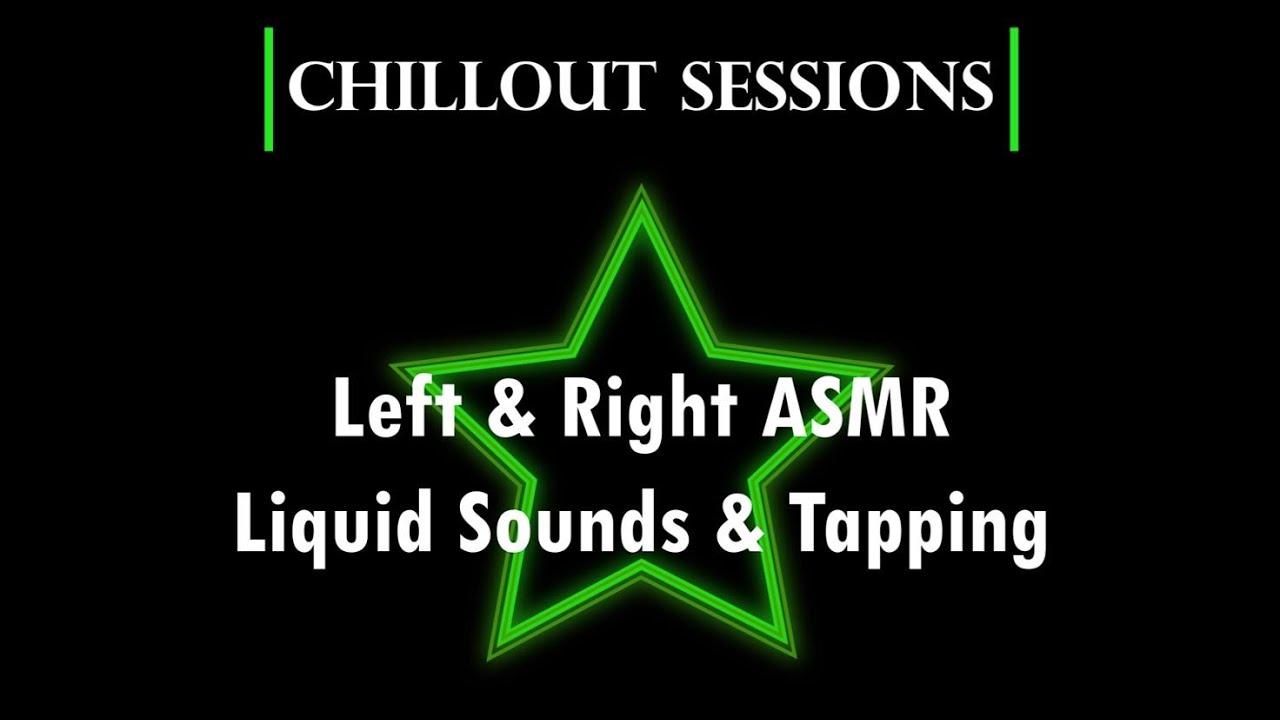 Left & Right ASMR Liquid Sounds | Binaural Ear to Ear ASMR Tapping ...