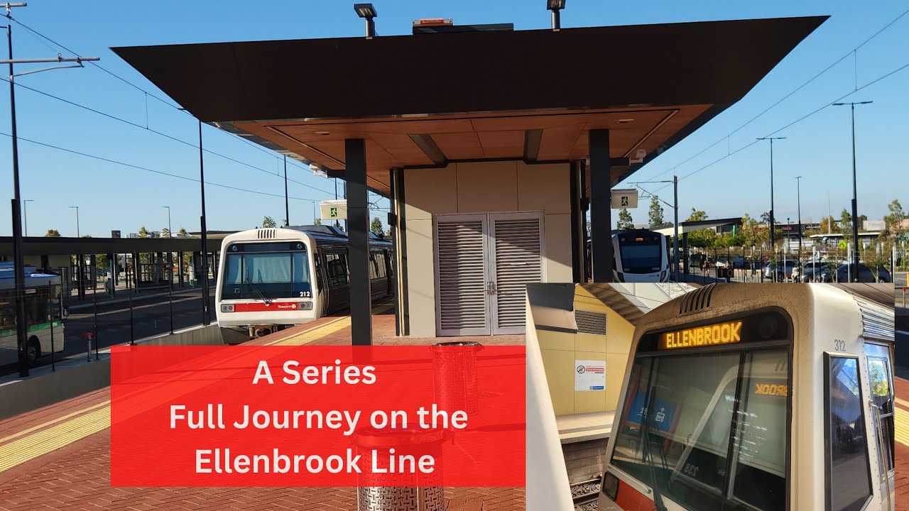 Ellenbrook Line A Series Train Full Journey - YouTube