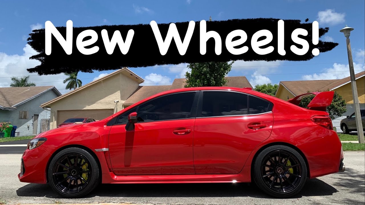 New Wheels Enkei TS-10's on a STI! (2019 WRX STI) - YouTube