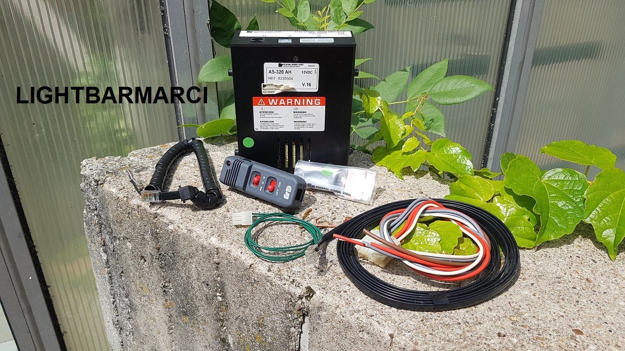Federal Signal Vama AS320 AH #AS320AH #lightbarmarci #sziréna #mentők # ...