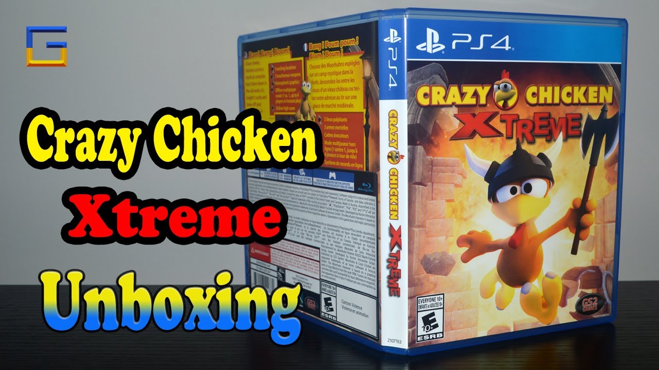 Crazy Chicken Xtreme PS4 Unboxing & Overview - YouTube
