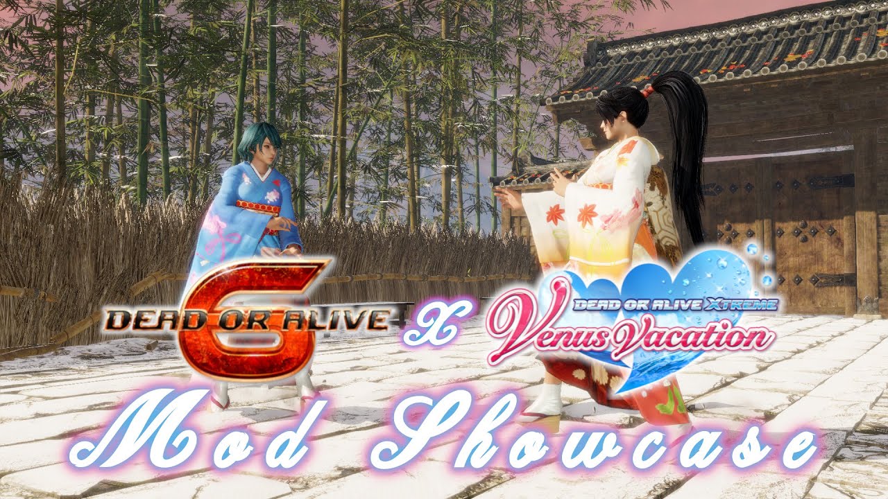 DOA6 Kimono Mod Showcase - Tamaki x Momiji - YouTube