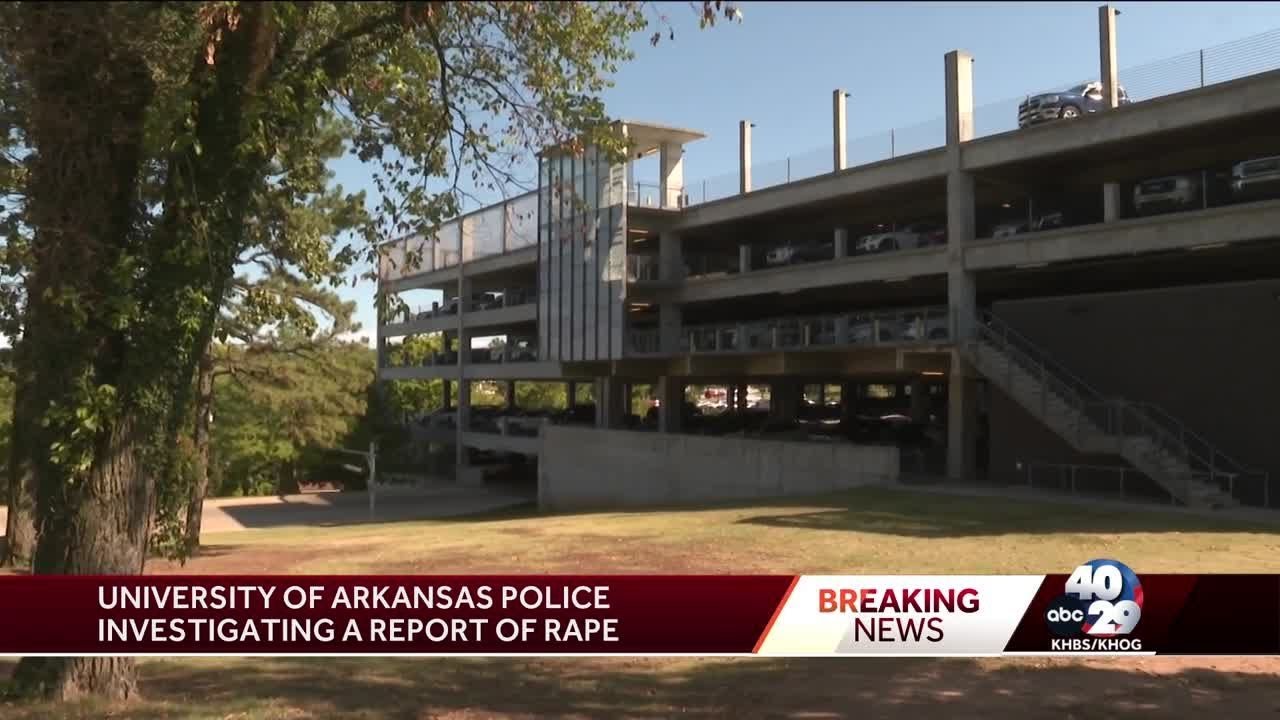 Univ. of Arkansas police investigate report of rape - YouTube