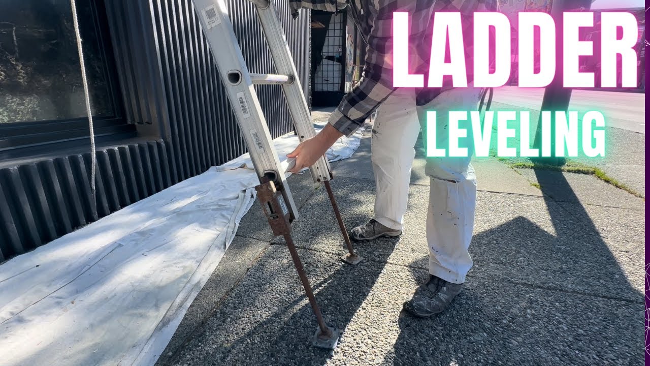 Ladder Leveling - YouTube