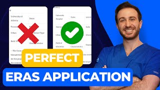 ERAS Application 2024 Examples | ERAS® Experience Secti... | Doovi