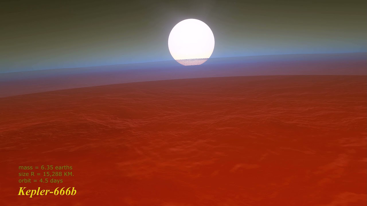 Kepler-666b Space Engine - YouTube