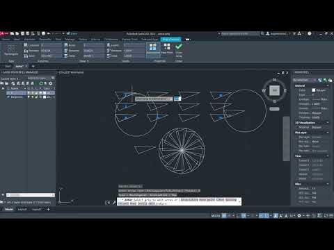 Comando ARRAY o Matriz en AUTOCAD @AUTOCAD - YouTube