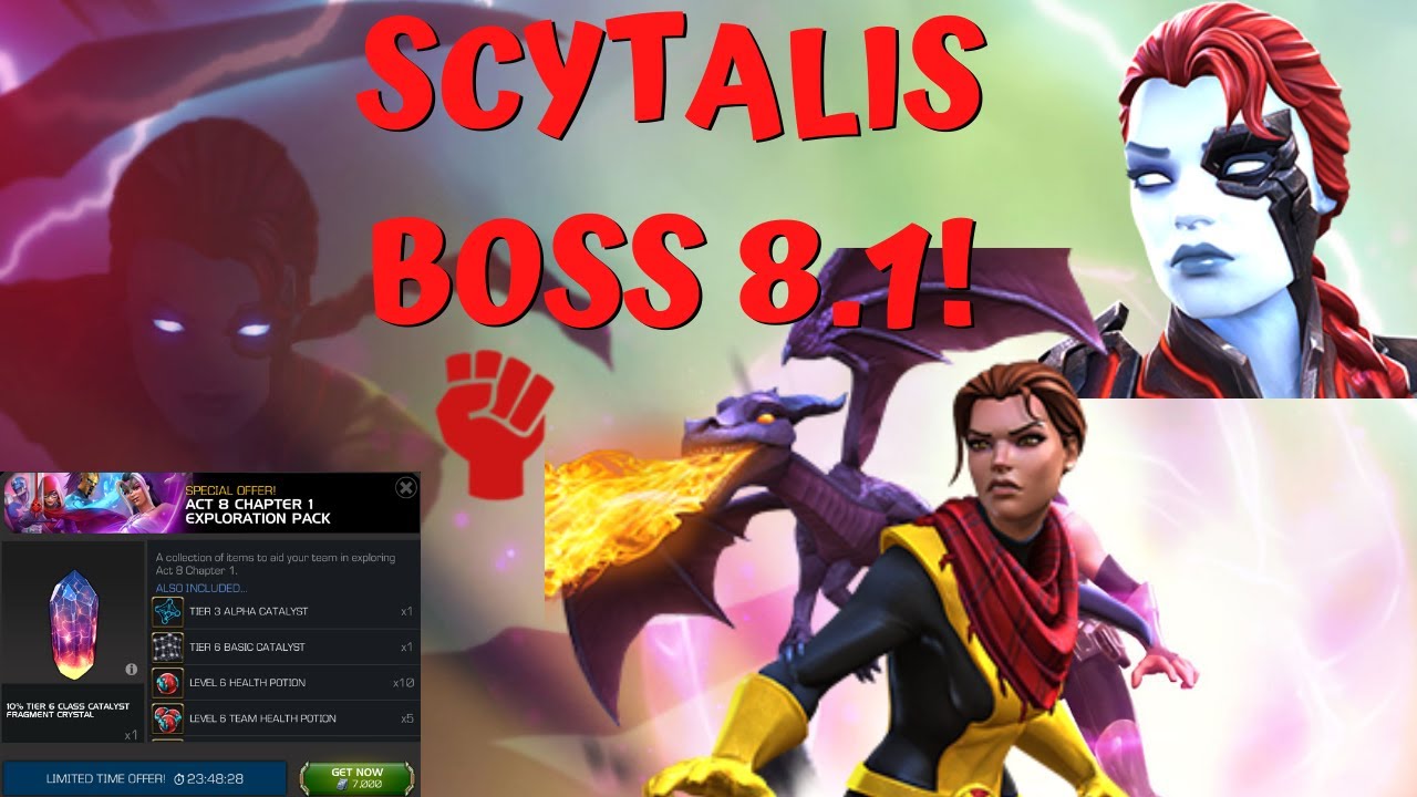 ACT 8.1 SCYTALIS BOSS! Getting Rekt! First Time Fighting Her! Rooted ...