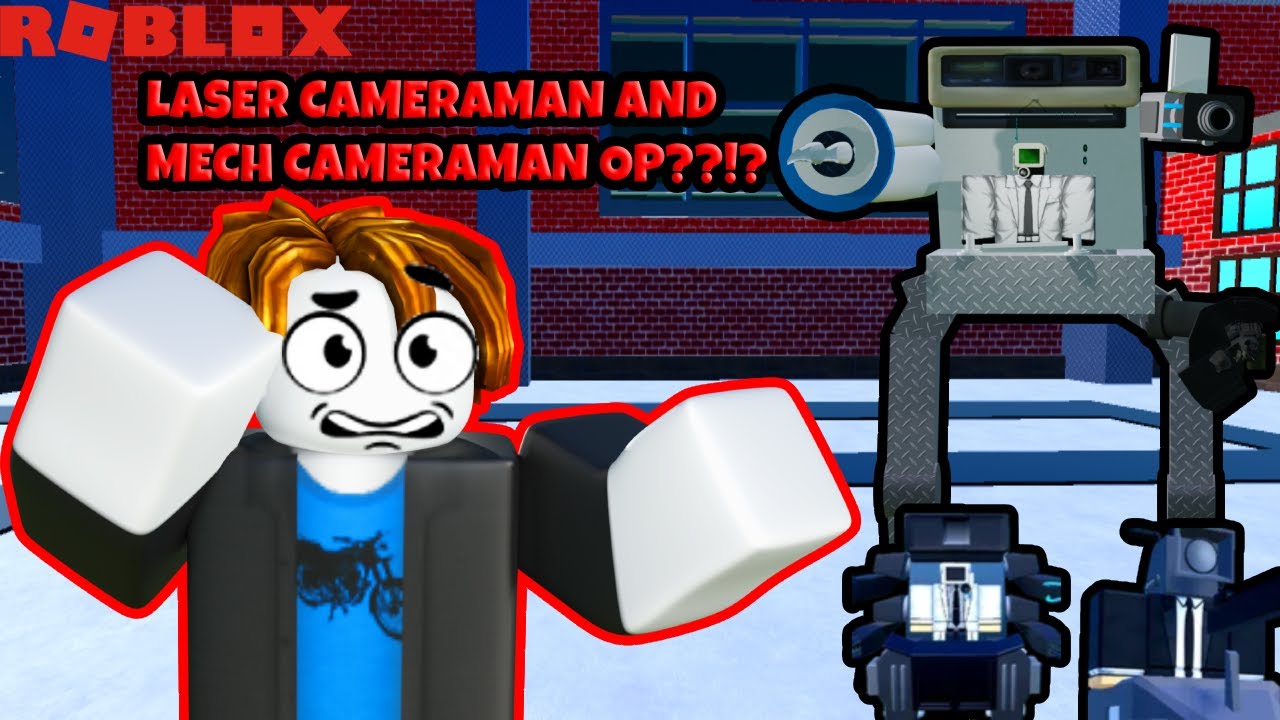 Mech and Laser Cameraman Car in Roblox Toilet Tower Defense! - YouTube