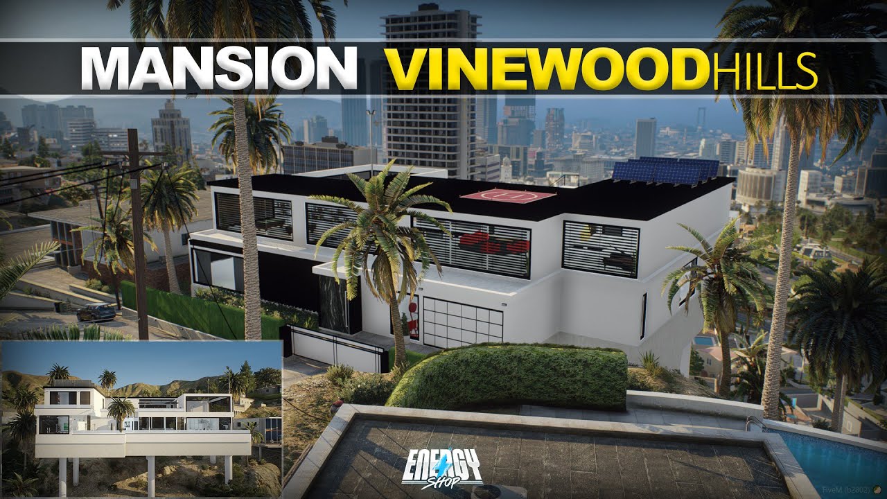[MLO] Mansion Vinewood Hills - GTA 5 FiveM [AVAILABLE NOW] - YouTube