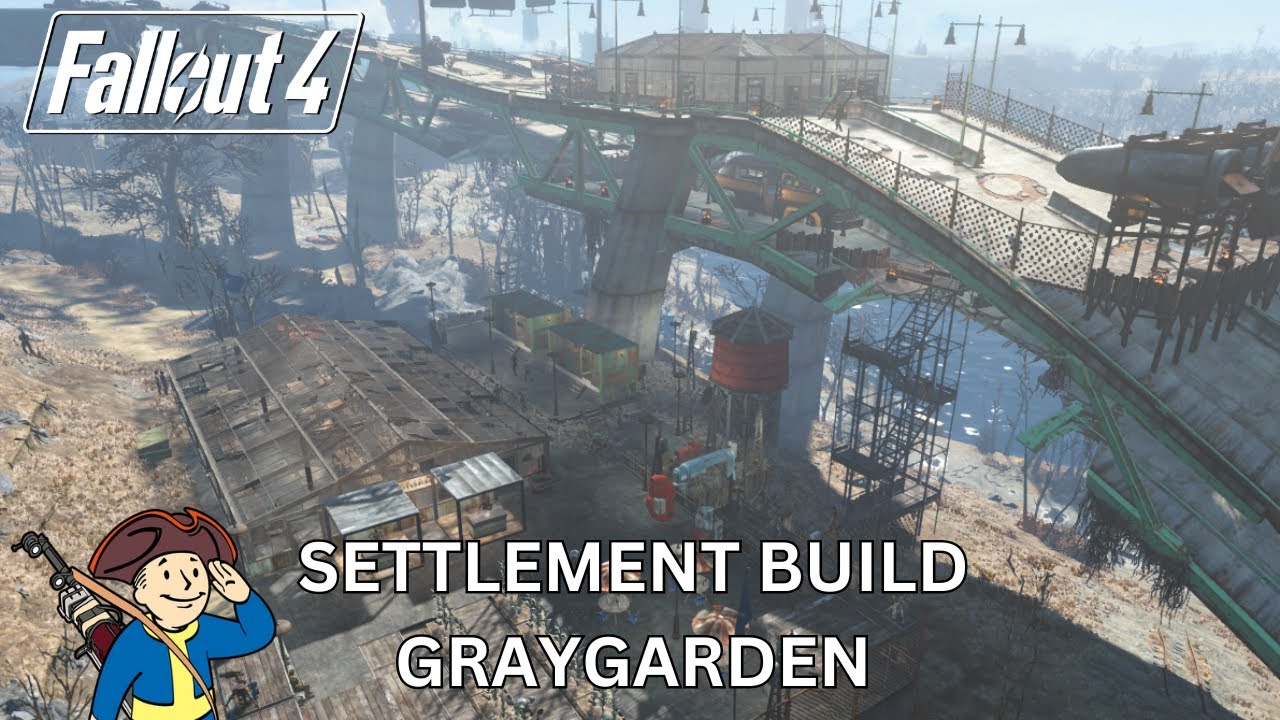 Settlement Build Graygarden The Story of Fallout 4 Part 163 Playthrough ...