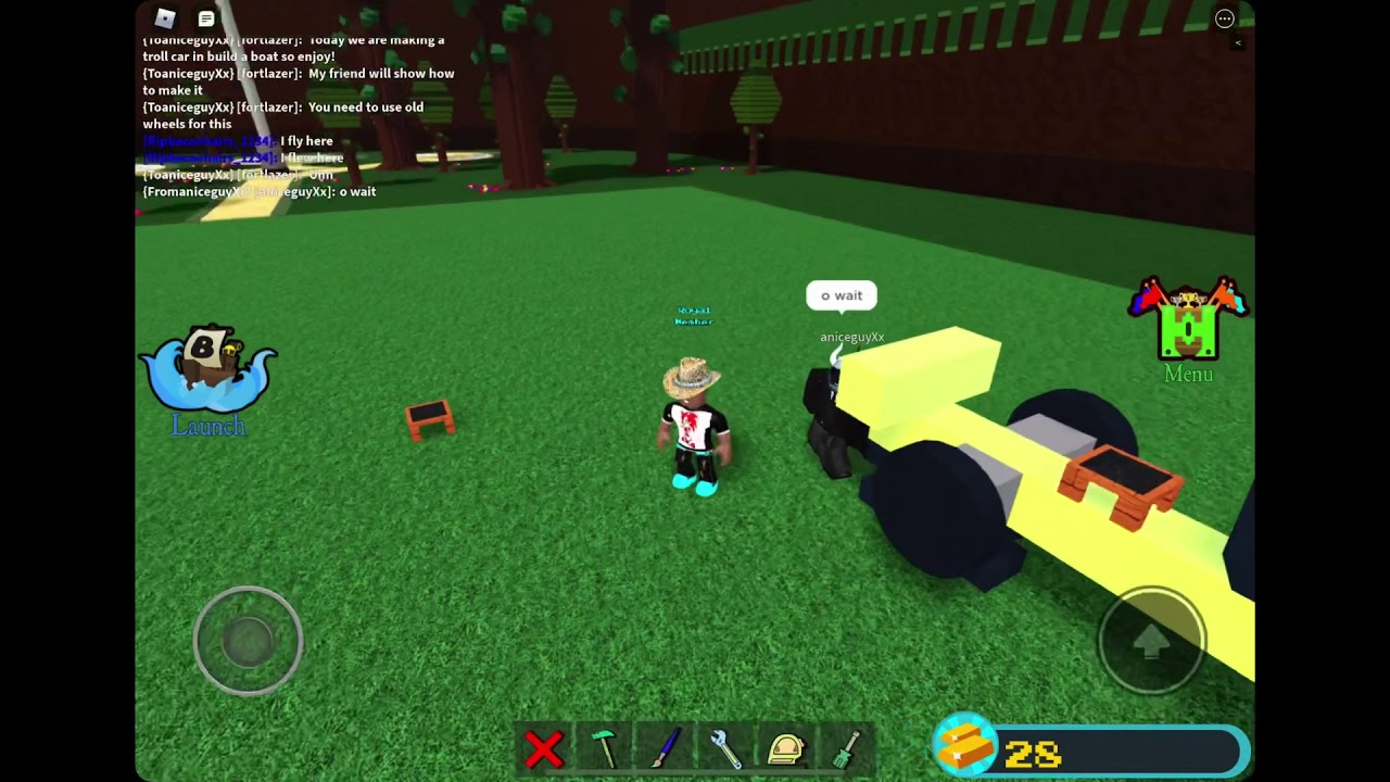 Troll car tutorial in build a boat - YouTube