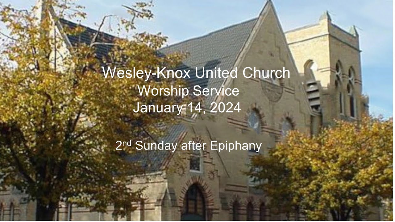 Wesley-Knox United Church Service January 14 - YouTube
