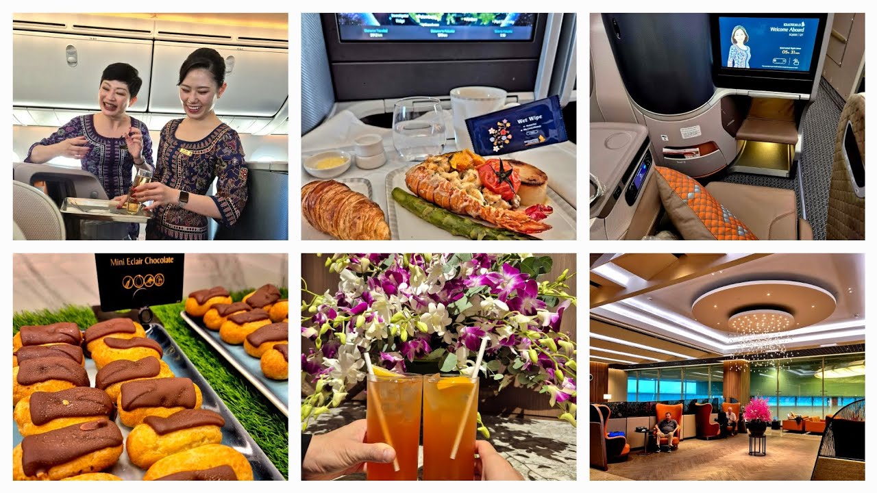Best Flight Ever! Singapore Airlines Business Class SIA SQ656 Boeing ...