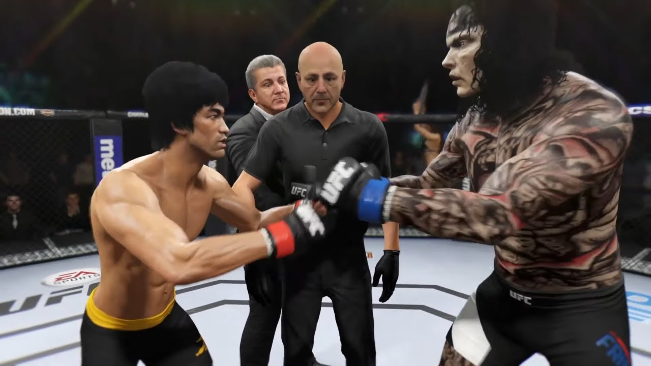 Bruce Lee vs. Hatch Frimost - EA Sports UFC 2 - Dragon Fights 🔥🐲 - YouTube