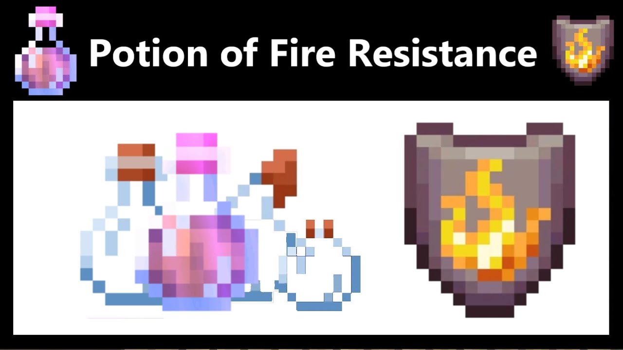 How to Make a Potion of Fire Resistance in Minecraft - YouTube
