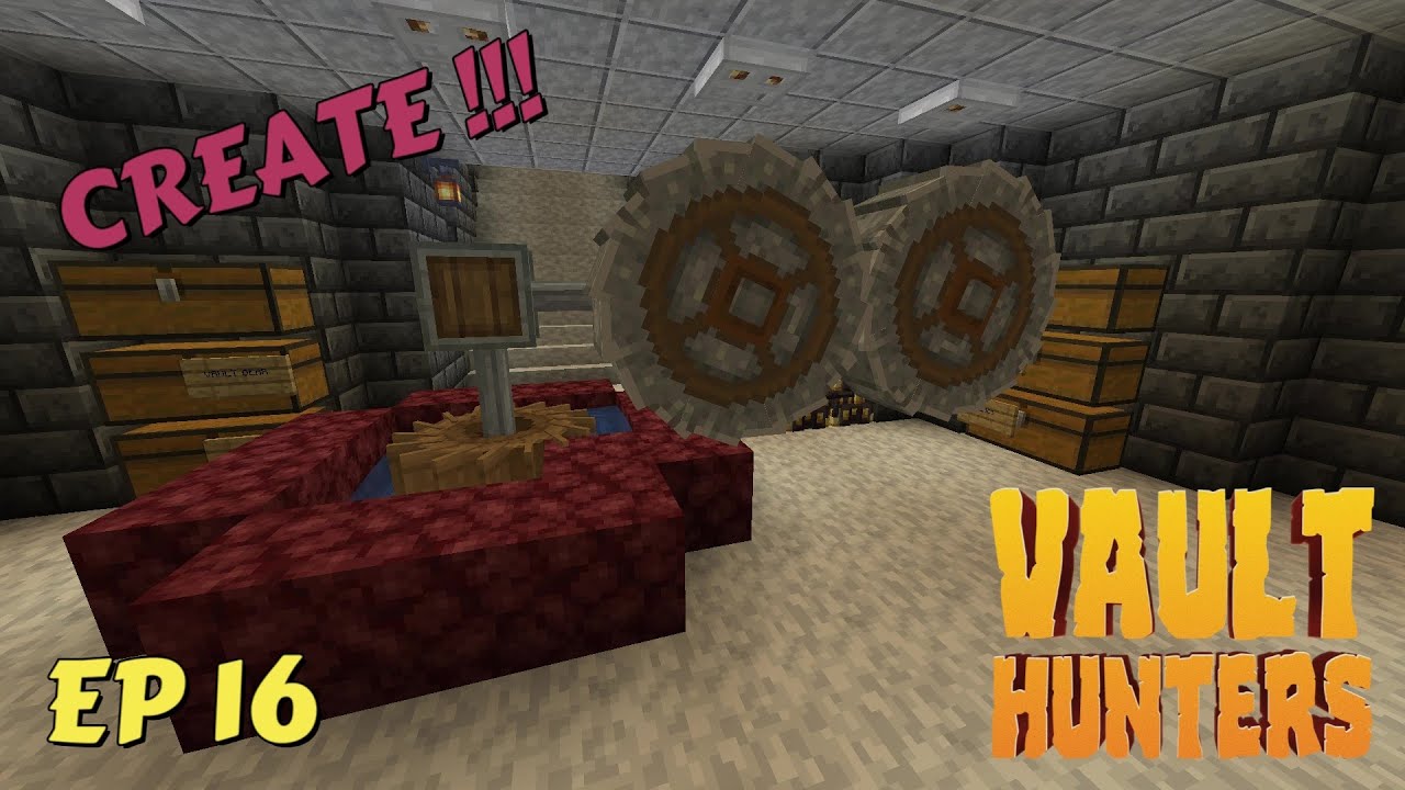 Minecraft Vault Hunters S2E16 - LES BASES DE CREATE ! - YouTube